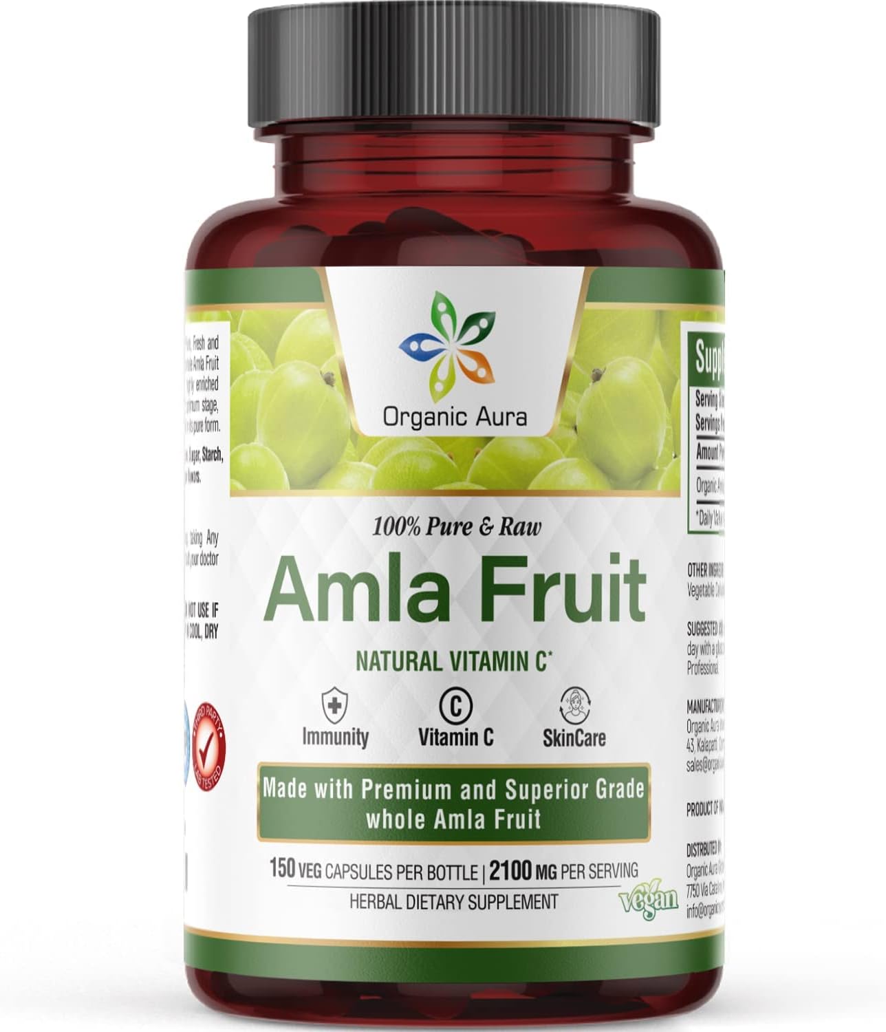 Amazon.com: AMLA Capsules. 1000mg per Serving, 120 Veg Capsules ...