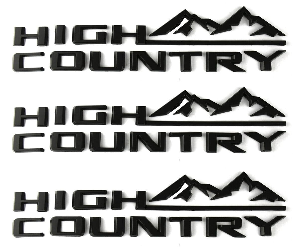 Amazon.com: 3X 2019-2023 Tahoe Silverado High Country Fender Tailgate ...