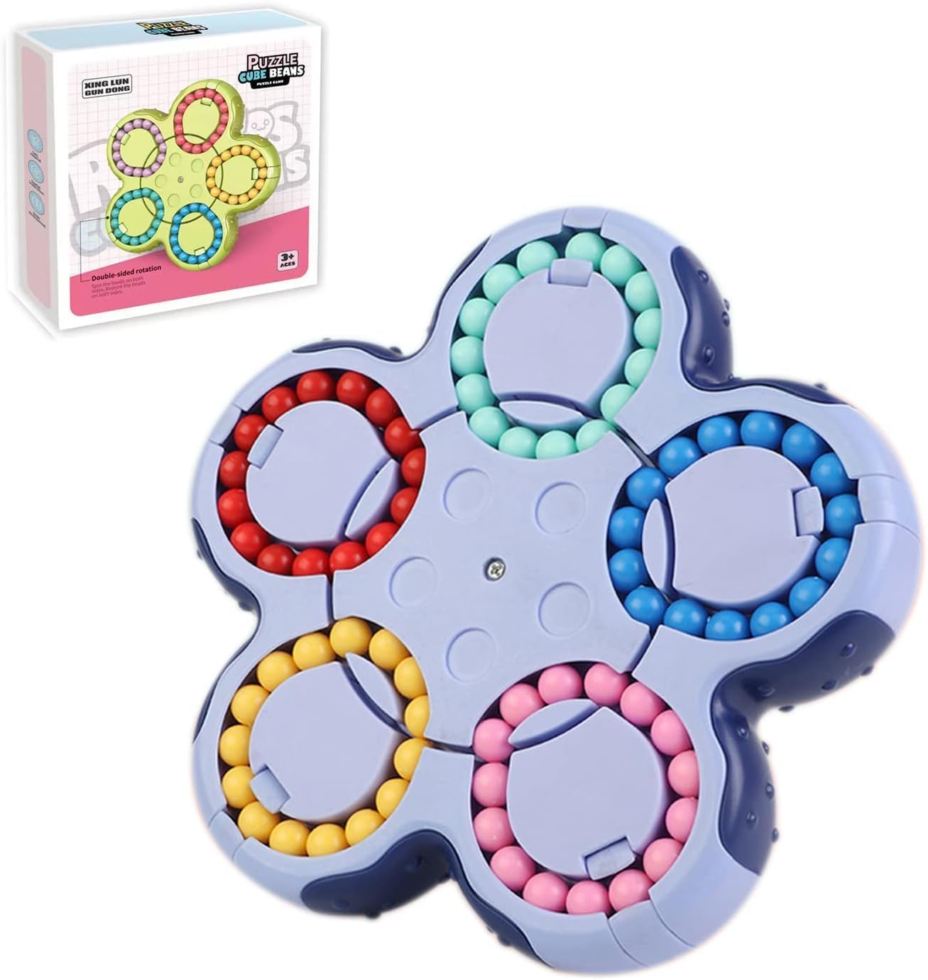 Magicwand® Magic-Bean Pentagon Shaped Rotating Cube【Colors As per Stock ...
