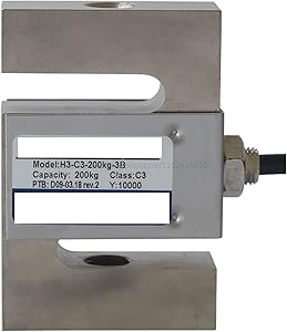 Amazon.co.jp: Load Cell H3-C3-500KG-3B Tension Sensor Load Cell 25kg ...