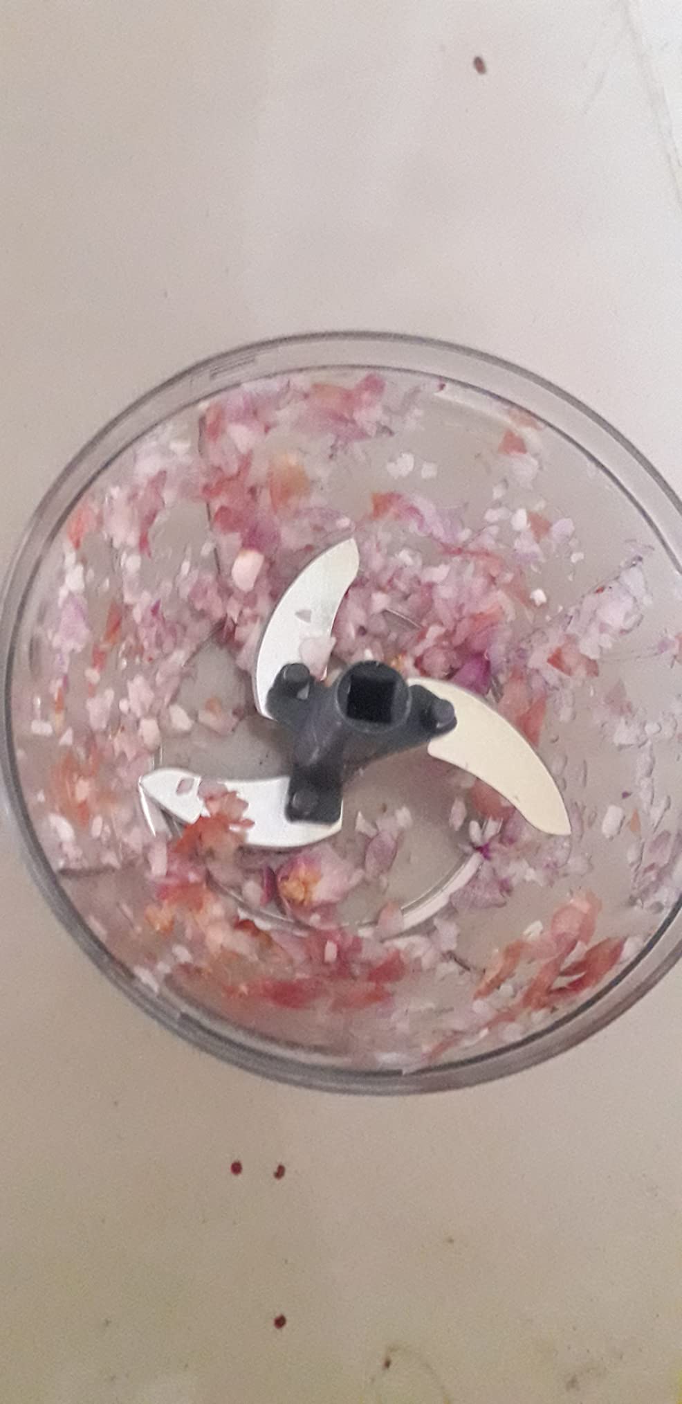 Mini Handy and Compact Chopper with 3 Blades for Effortlessly Chopping ...