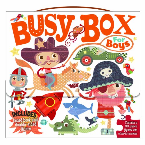 Buy Busy Box for Boys- Book and Jigsaw Puzzle Set Book Online at Low ...