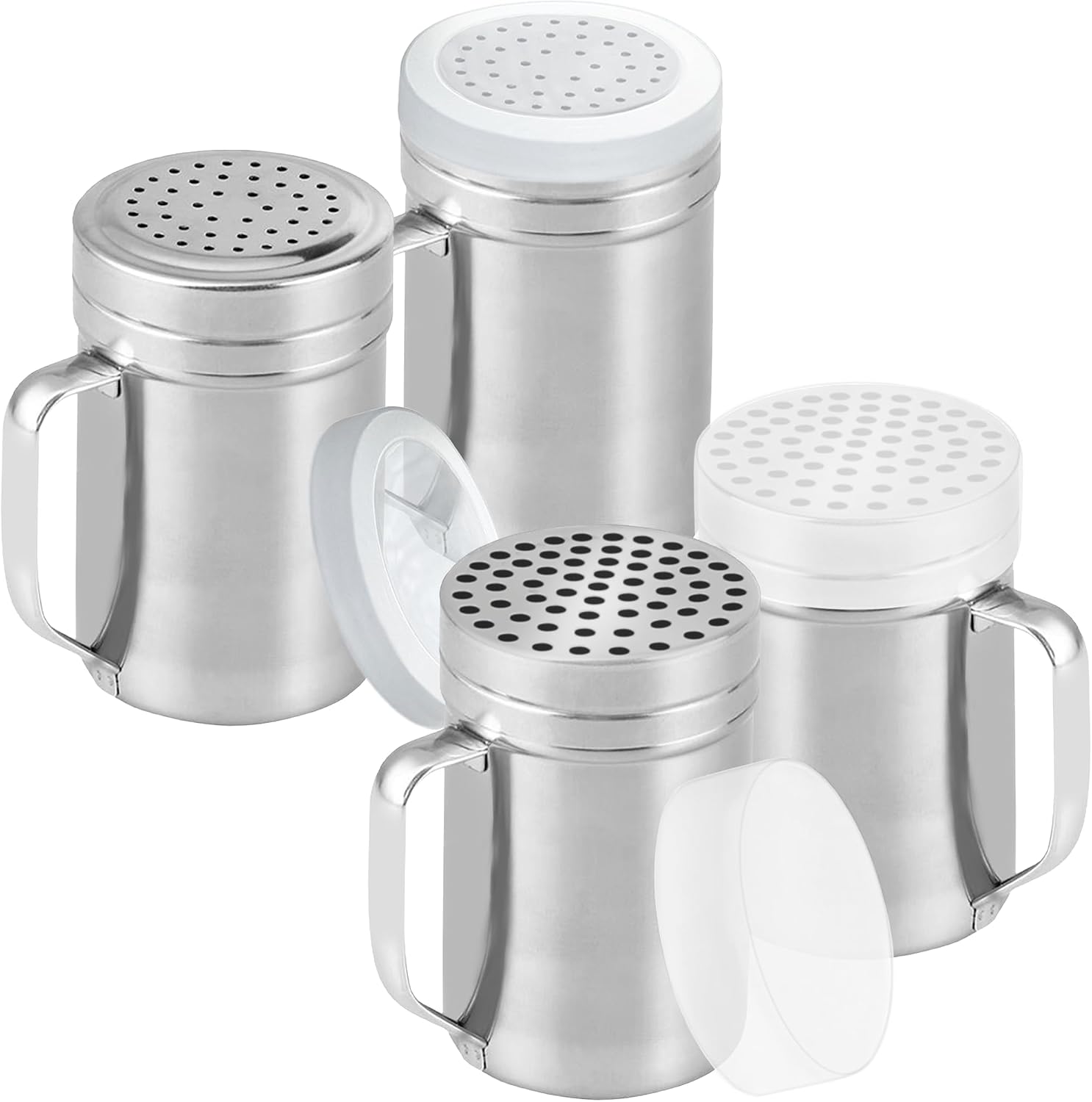 Amazon.com: [2-pack] 14oz Seasonings Spice Shaker with Medium Holes, [2 ...