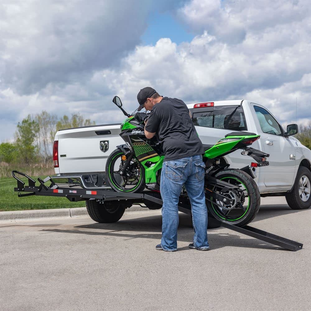 Snapklik.com : MCC-600 Heavy Duty Steel Motorcycle Carrier