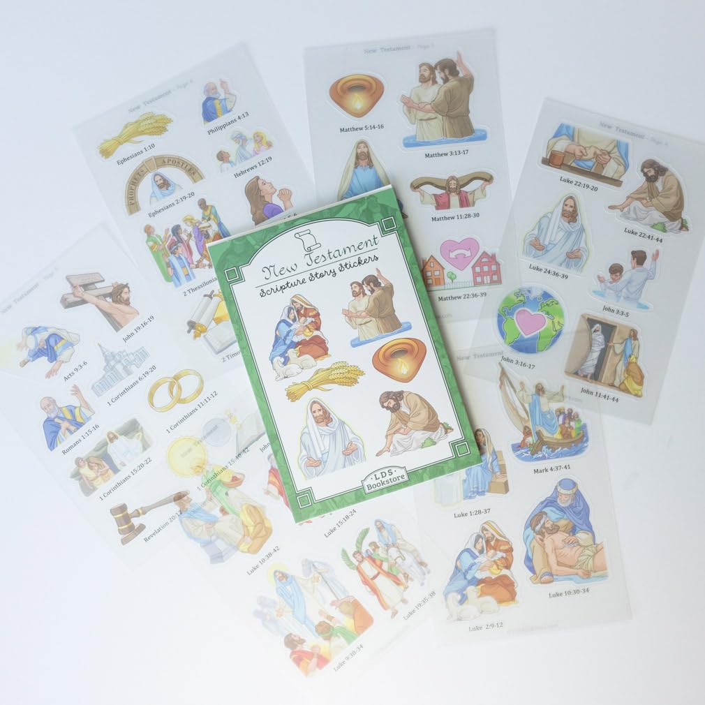Amazon.com: LDS New Testament Scripture Story Stickers for Scripture ...