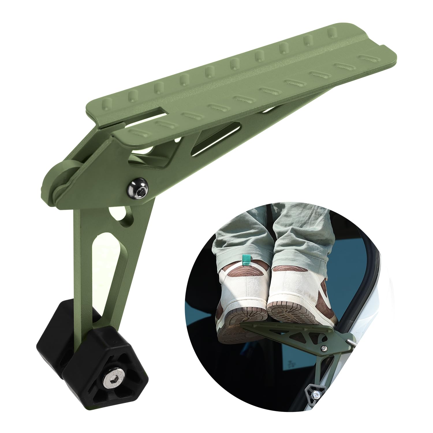 Snapklik.com : Foldable Car Door Step Stand Pedal - Access To Vehicles ...