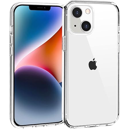 Amazon.com: JJGoo Designed for iPhone 14 Case and iPhone 13 Case Clear, Non-Yellowing Shockproof ...