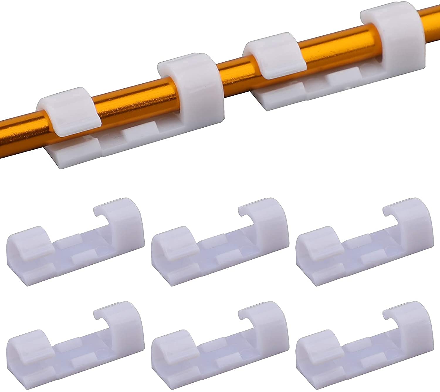 Yssy20 Pieces White Cable Clips Self Adhesive Cable Clips Wire ...