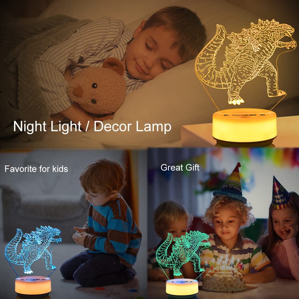 SHINECLOUD Cool Divine Beast Night Light Monster LED Lamp Toys 14 Color ...