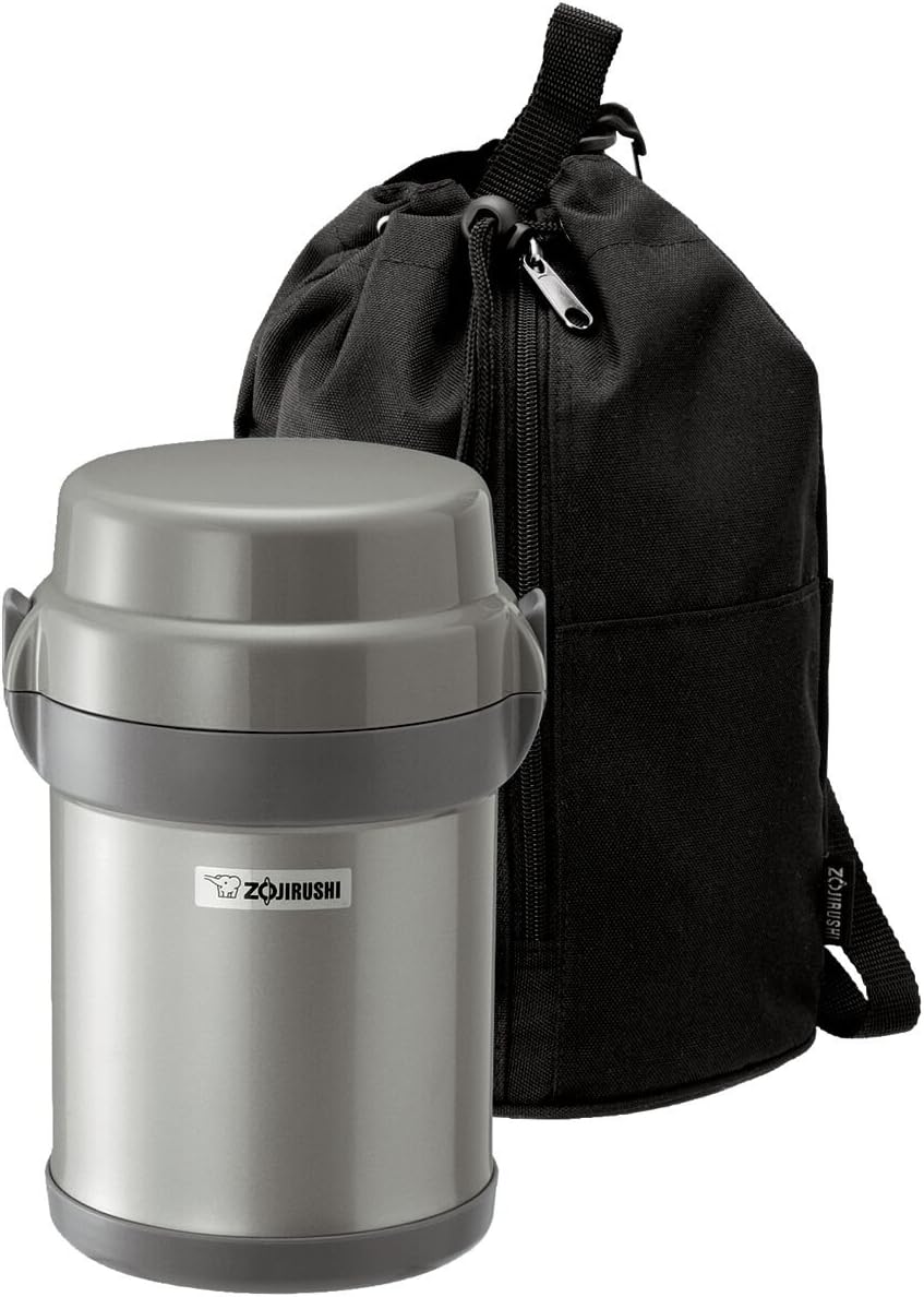 Amazon.com: Zojirushi Mr. Bento Stainless Steel Lunch Jar, Silver ...