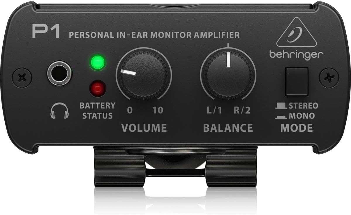 Amazon.com: Behringer Powerplay PM1 1-channel Personal In-ear Monitor ...