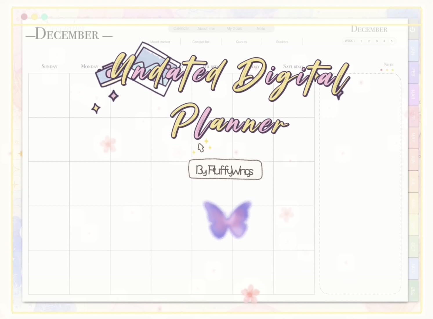 Amazon.com: Undated Pastel Digital Planner for iPad | Goodnots Planner ...