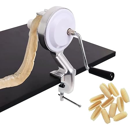 Amazon.com: Cavatelli Maker Machine w Easy to Clean Rollers - Makes ...