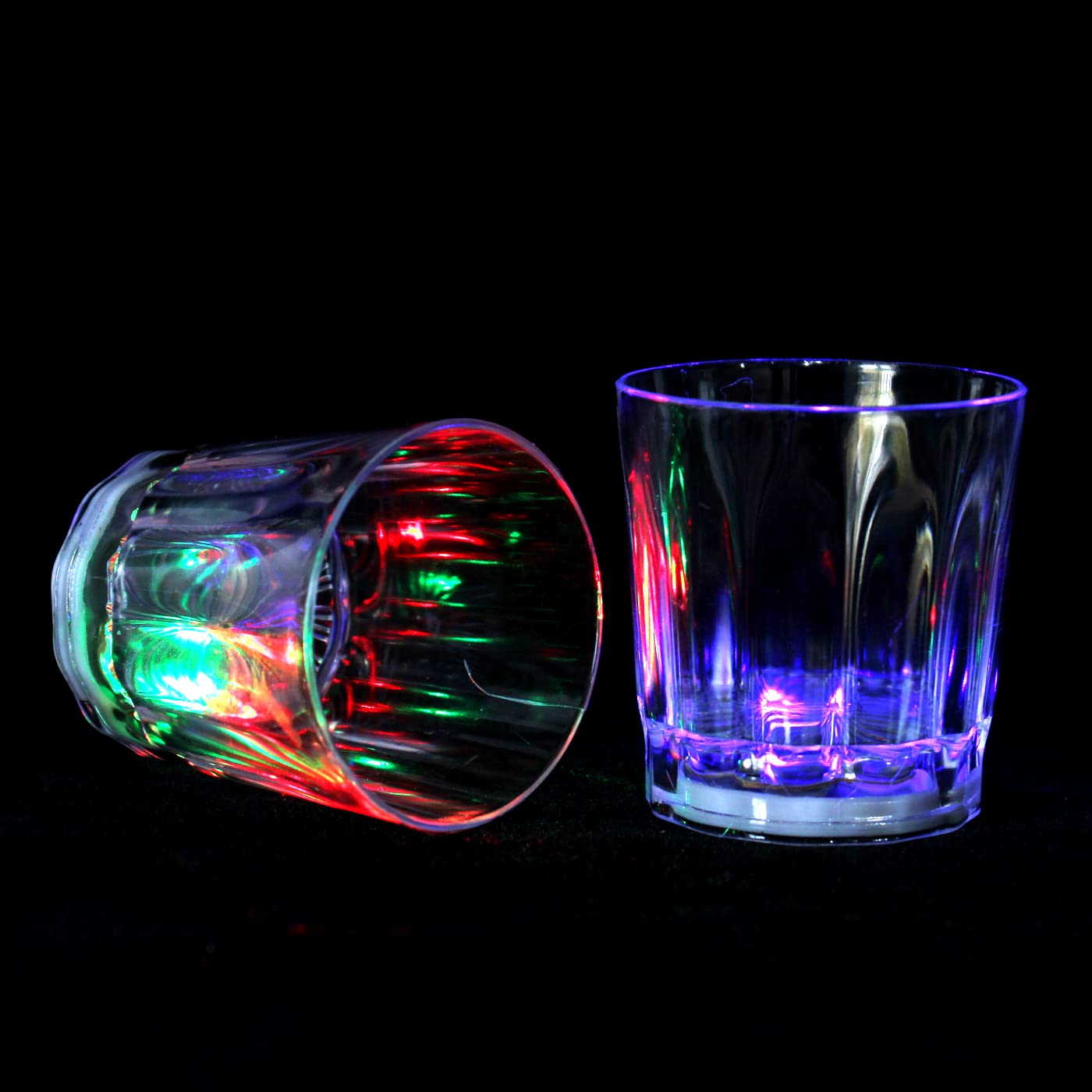 Buy MAJIK LED Light Up Glowing Shot Glasses for Bars Night Events (Set ...