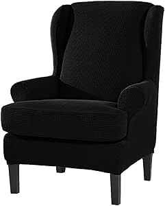 Amazon.com: CACXKEP Wingback Recliner Chair Covers Wingback Chairs Set ...