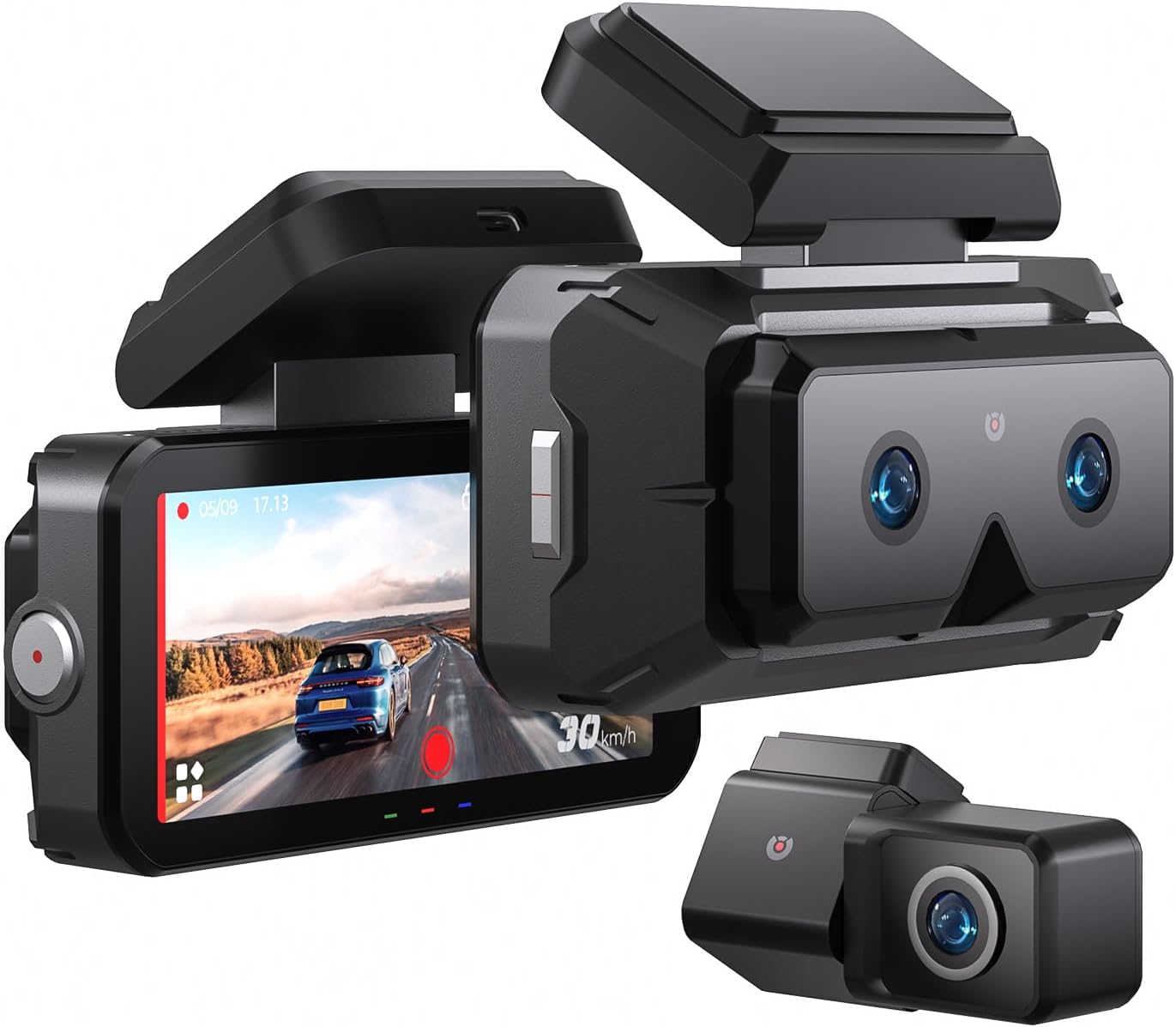 Amazon.com: Type S T200 AI Driver Assistance Dash Cam Powered by ADAS ...