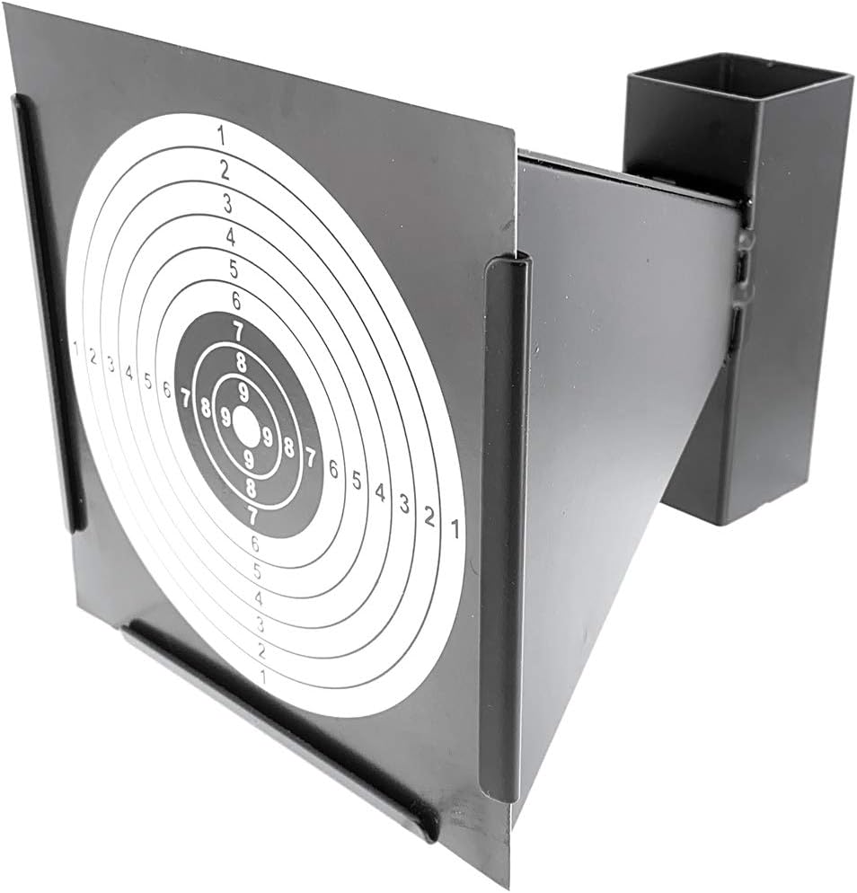 Amazon.com : SportPro Metal Box BB Catcher Target with 20 Paper Targets ...