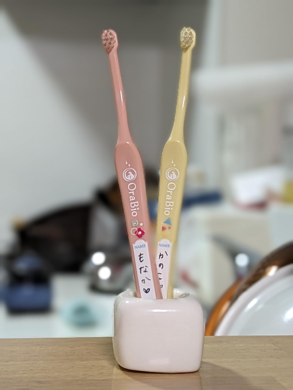 Amazon.co.jp: OraBio オーラバイオブラシ MINI 2本入[ 愛犬愛猫用歯ブラシ] 綿棒サイズ/国内最小クラス (ローズセット) : ペット用品