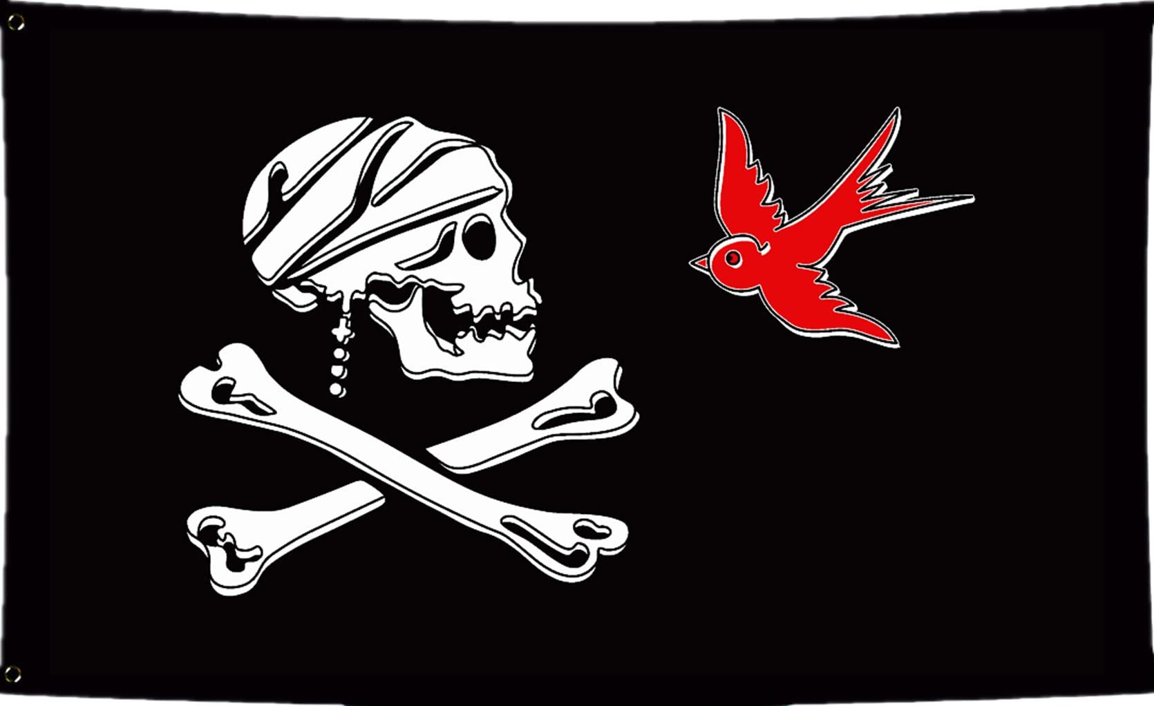 Snapklik.com : LUCKGEEY Pirate Jack Sparrow Jolly Roger Crossbones ...