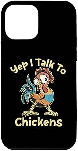 Amazon.com: iPhone 12 mini Yep I Talk To Chickens Poultry Farmer Crazy ...