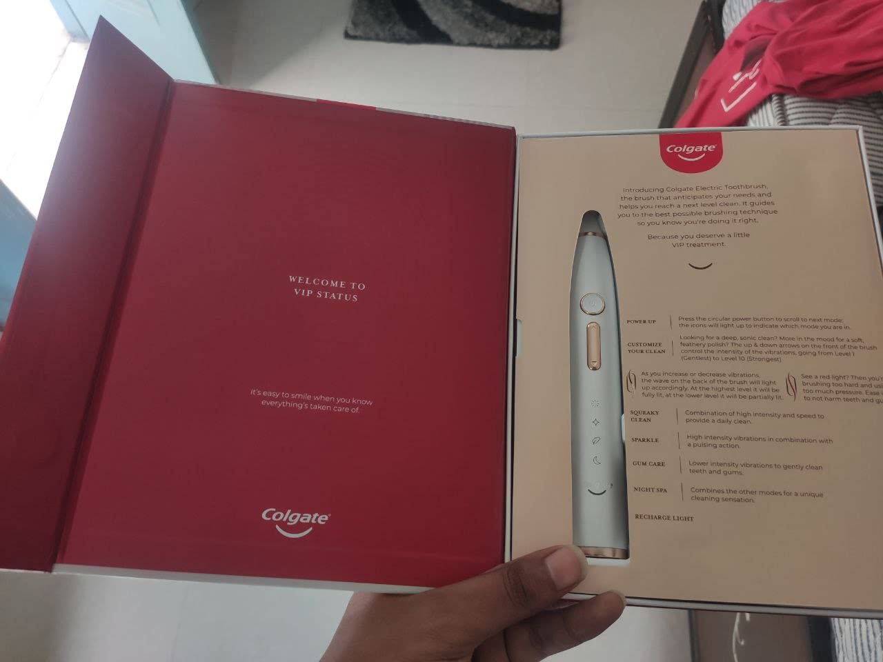 Colgate Advanced Electric Toothbrush for adults 33 combos 4 modes 10 ...