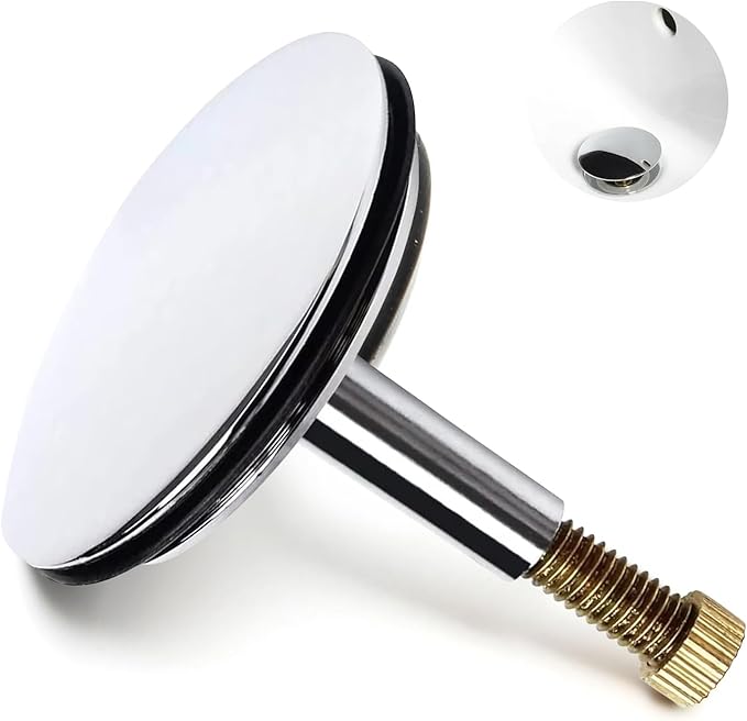 Neyared Push Down Bath Plug Replacement, 43mm Bath Plug Pop Up with ...