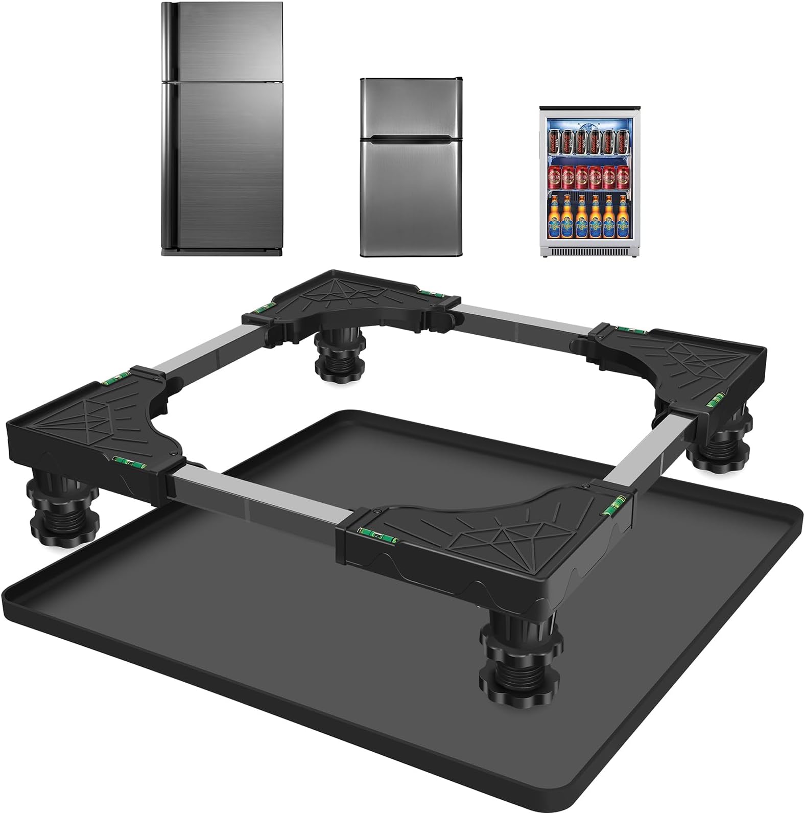 Amazon.com: Mini Fridge Stand with Silicone Drip Tray, Universal ...