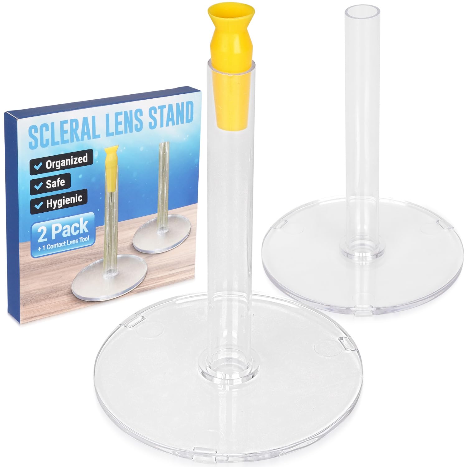 Amazon.com: [2 Pack] Contact Lens Insertion Stand + Vented Lens Tool ...