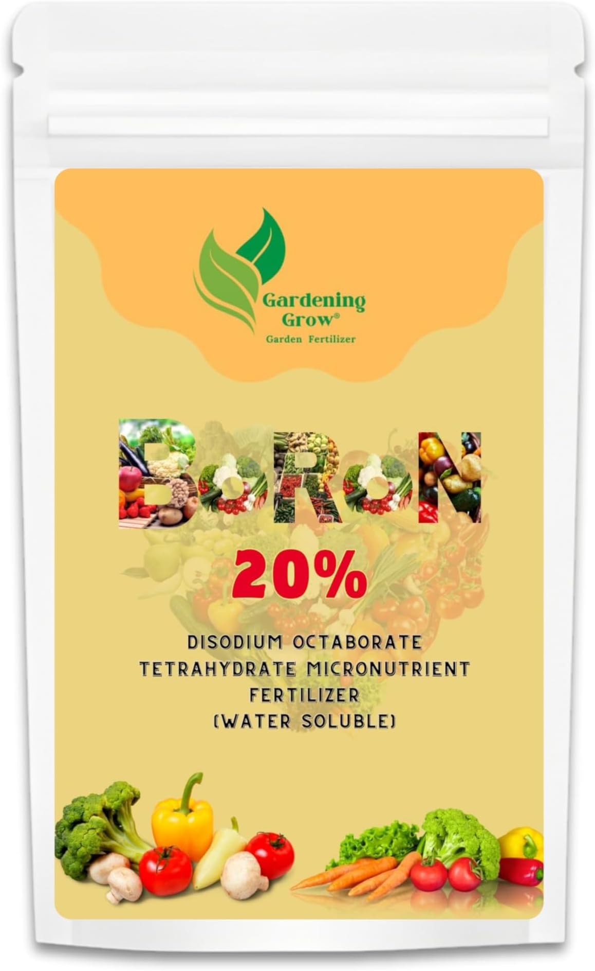Gardening Grow Boron 20% - Boron Fertilizer for Improved Plant Health ...
