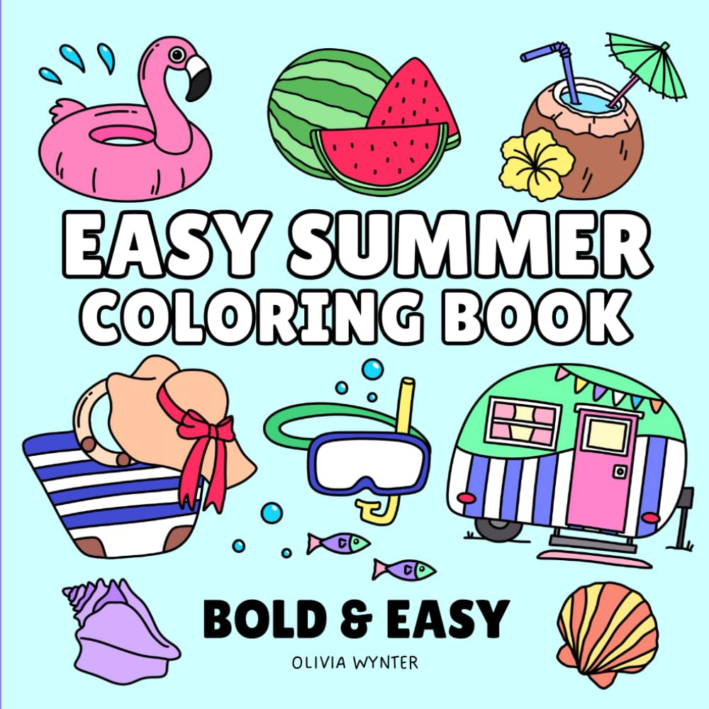 Easy Summer Coloring Pages 20+ Free Printable Summer Coloring Pages