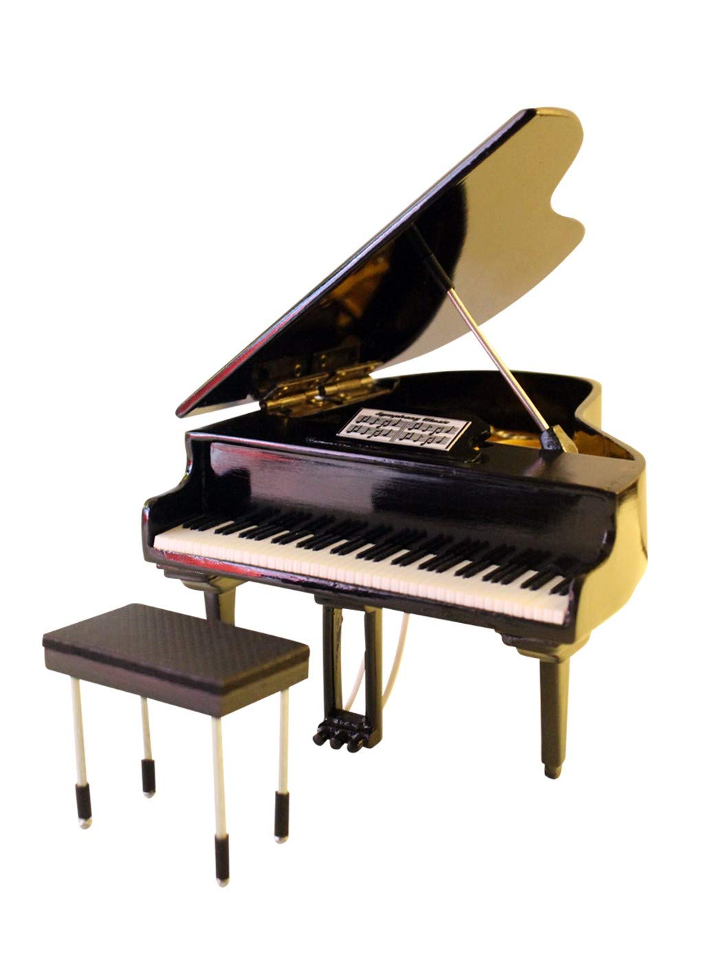 Shoponica Hand made Wooden Miniature Black Piano Replica : Amazon.co.uk ...