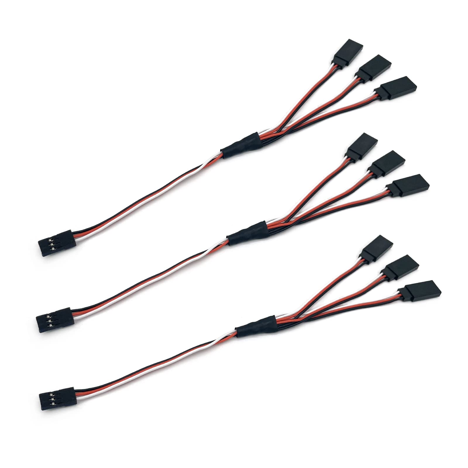 Snapklik.com : 5pcs JR Y Connector Servo Extension Cable 3 Pin JR Plug ...