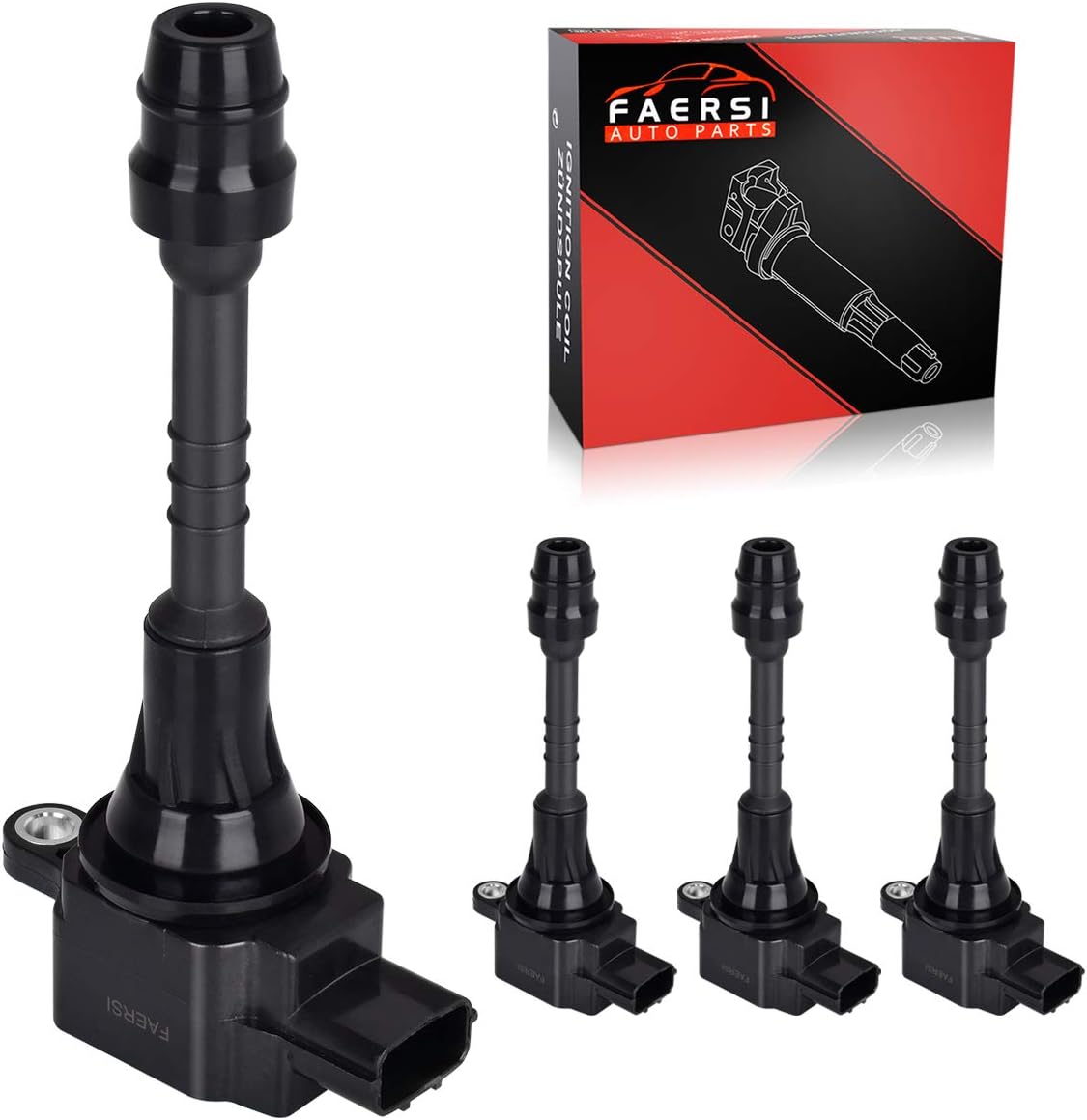Amazon.com: FAERSI Ignition Coils Pack of 4 Compatible with 2001-2006 ...