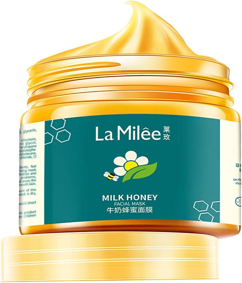 Amazon.com : La Milee Milk Honey Mask wash off type Deep Moisturization Nourishment and Clear ...