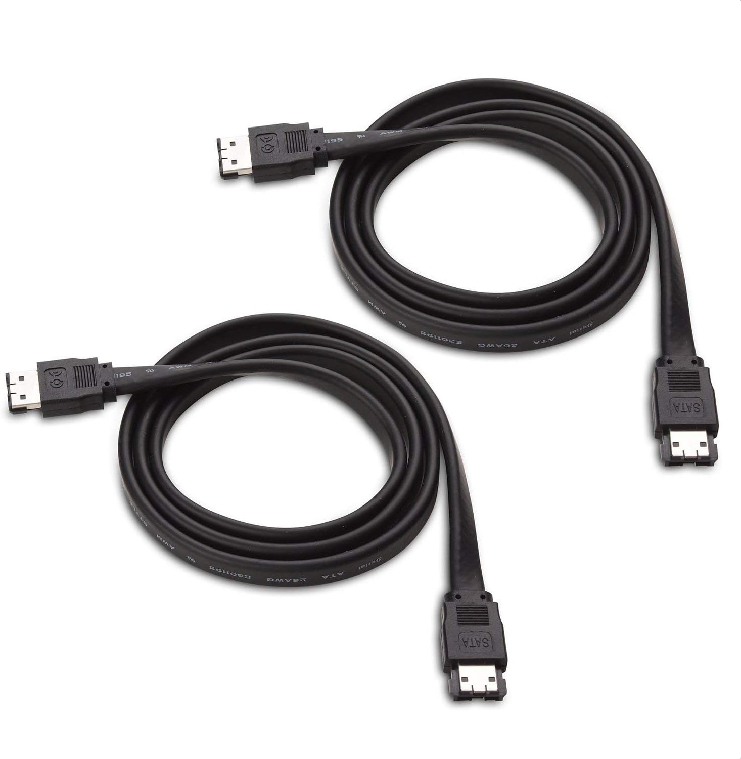Amazon.com: Cable Matters 2-Pack 6Gbps SATA to eSATA Cable - 3ft, eSATA ...