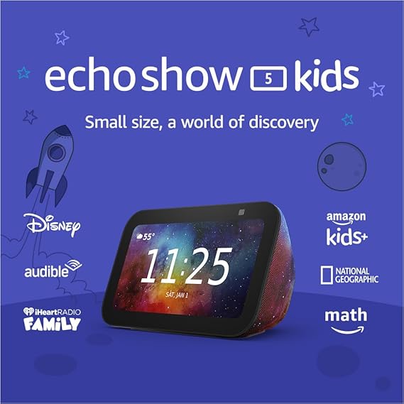 Amazon.com: Amazon Echo Show 5 Kids (newest model), Designed for kids ...