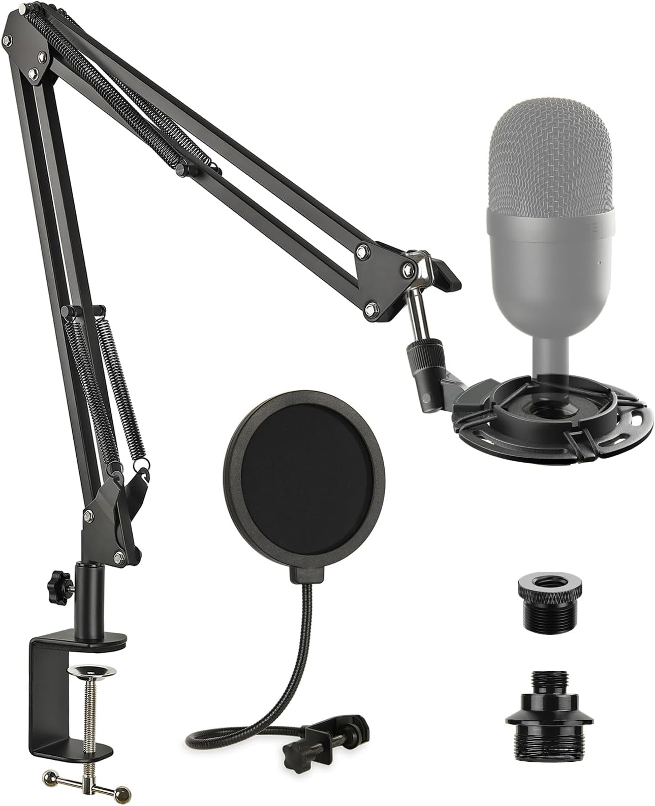 Razer Seiren Mini Boom Arm Stand with Shock Mount, Mic Stand with Pop ...