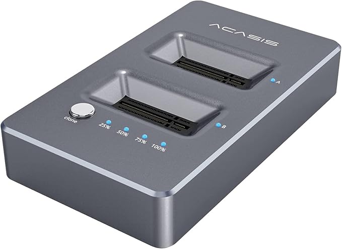Amazon.com: ACASIS NVMe M.2 Duplicator Dual-Bay Offline Clone USB C to ...