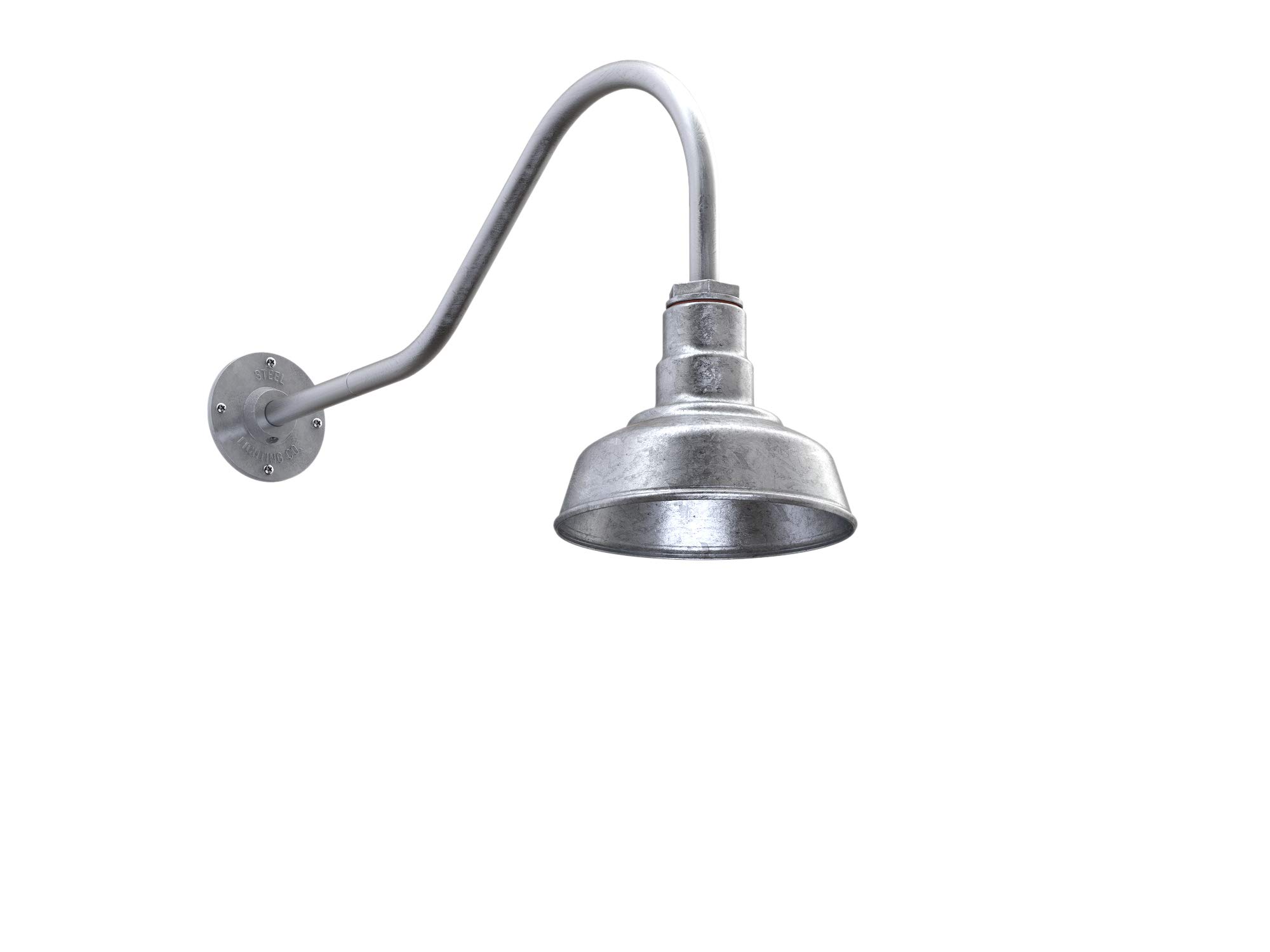 Galvanized Gooseneck Sconce Exterior Lighting Barn Light Outdoor Wall