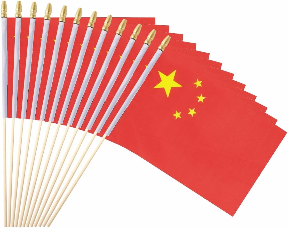 Amazon.com: DANF China Flag 3x5 Ft Thick Polyester, Fade Resistant ...
