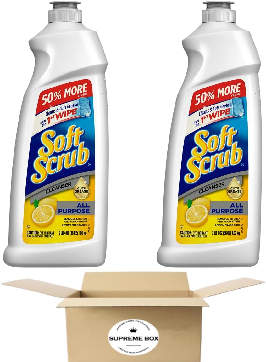 Amazon.com: Soft Scrub All Purpose Surface Cleanser, Lemon, 24 Fluid ...