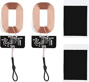 Amazon.com: 2 Pack Wireless Charger Receiver,DIY Wireless Charging ...