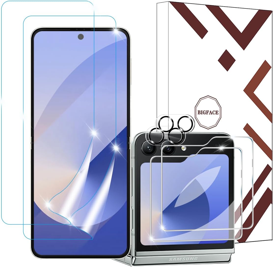 Amazon.com: Ferilinso Screen Protector for Samsung Galaxy Z Flip 6 / Z ...