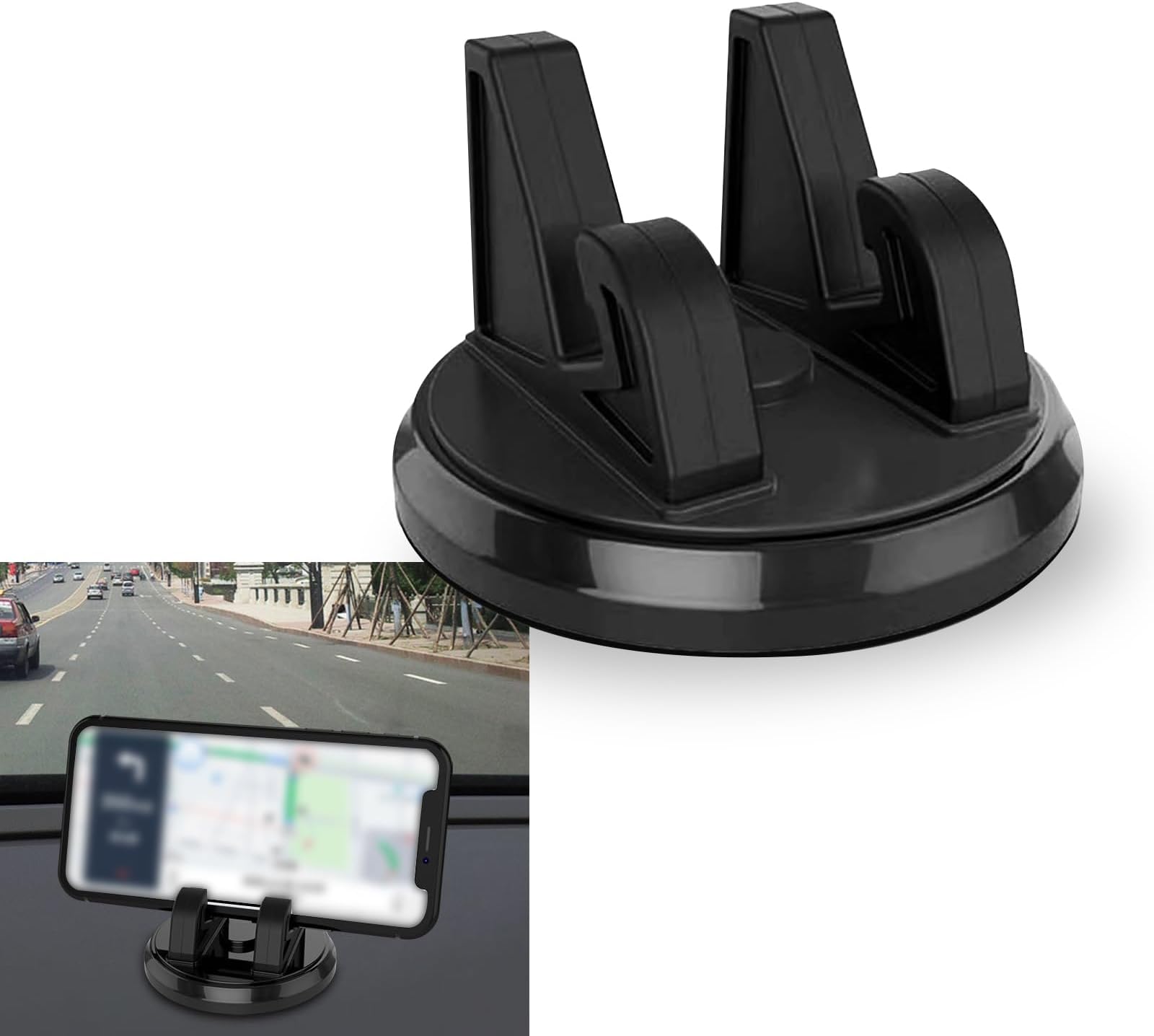 Amazon.com: leediga Pack-1 Car Dashboard Cell Phone Holder, 360 Degree ...