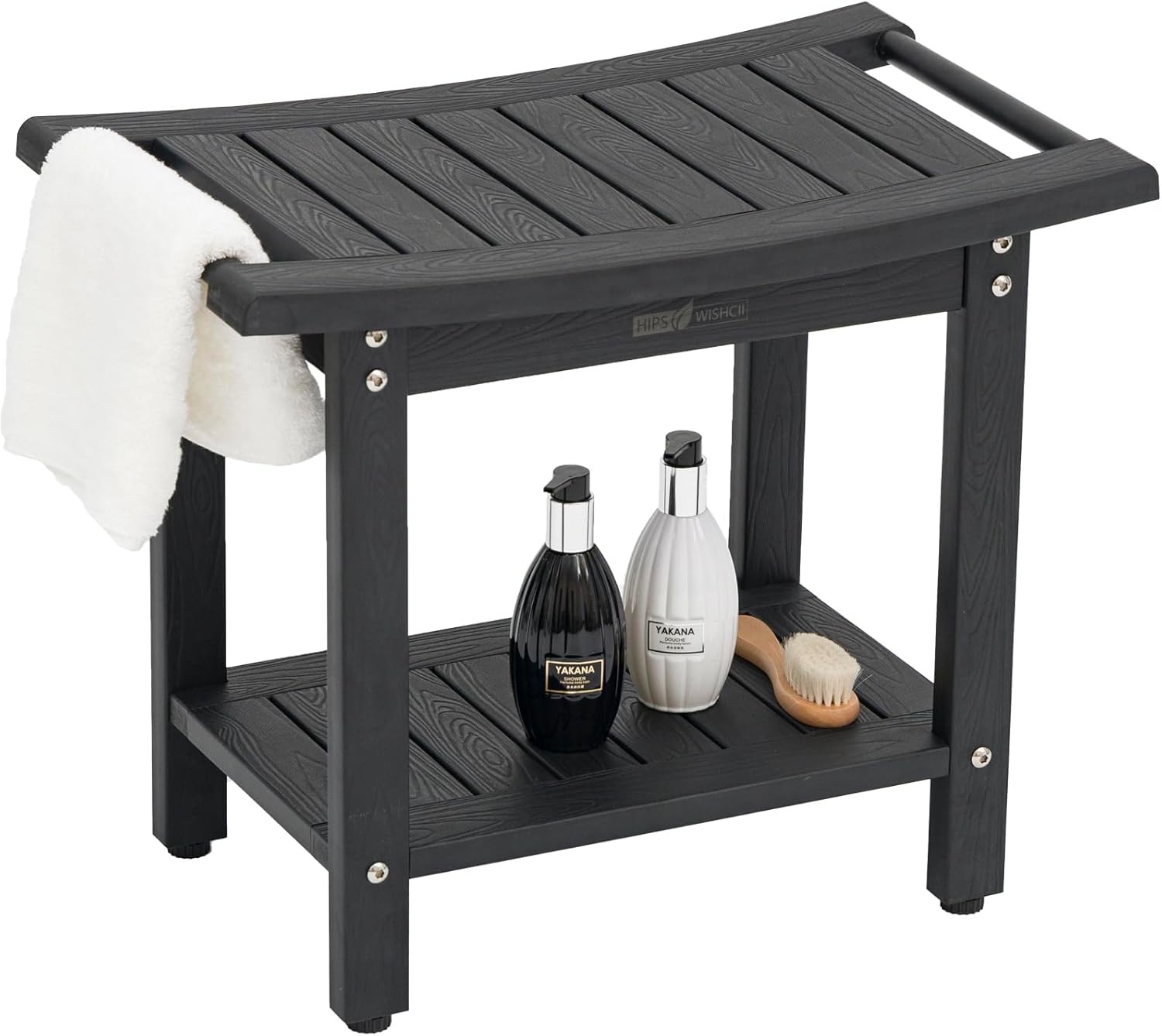 WISHCII Waterproof Shower Chair for Inside Shower, HIPS Shower Bench ...