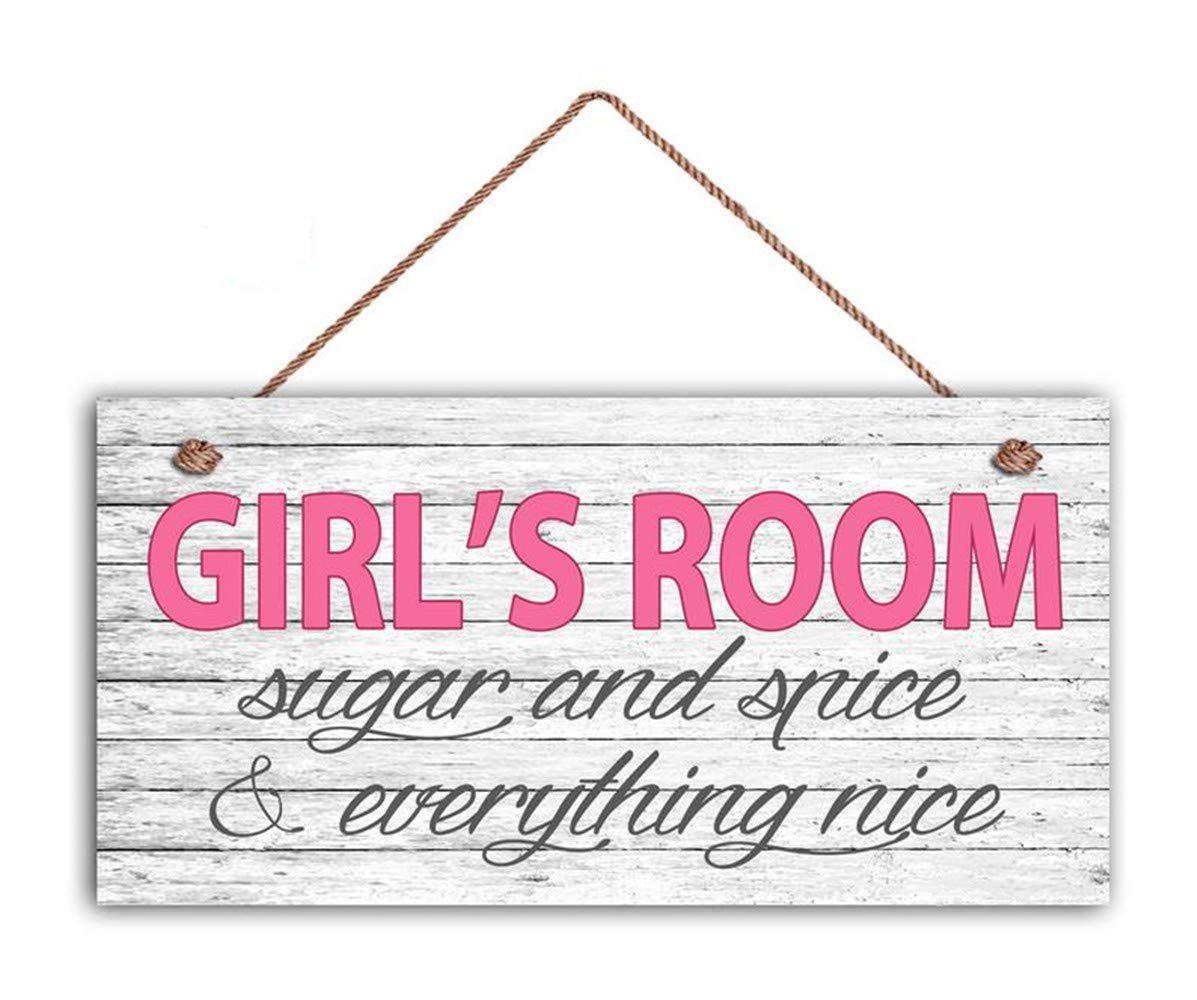 Snapklik.com : Na Girls Room Sign, Sugar And Spice, Girls Room Decor ...