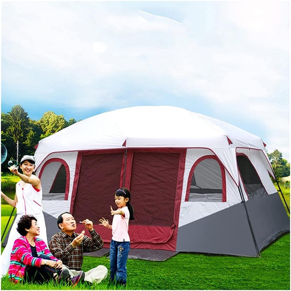 Amazon.com: Tent-8-Person-Camping-Tents, 2 Bedroom Family Tent Camping ...