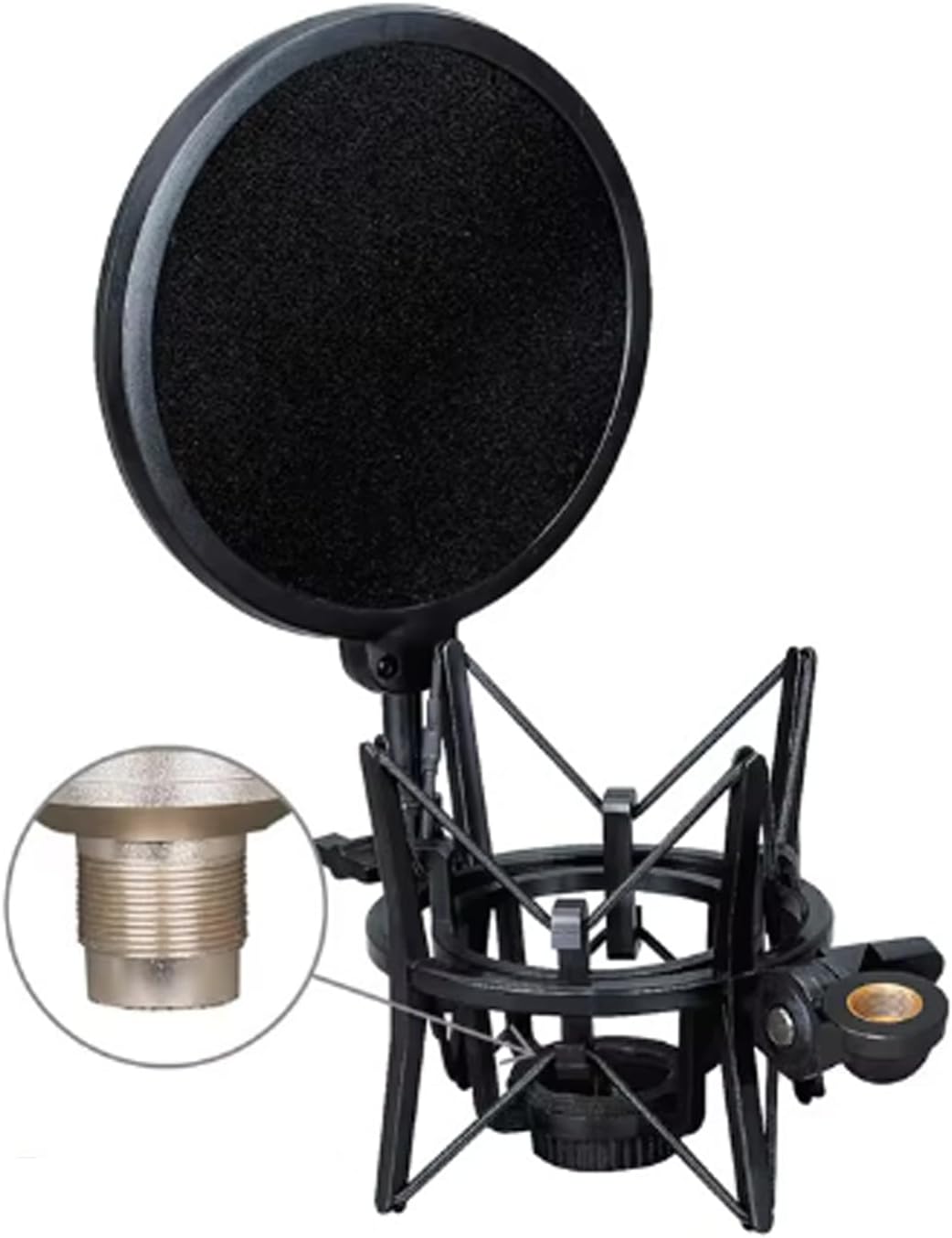 Amazon.com: Boseen Microphone Shock Mount Mic Holder - Anti Vibration ...