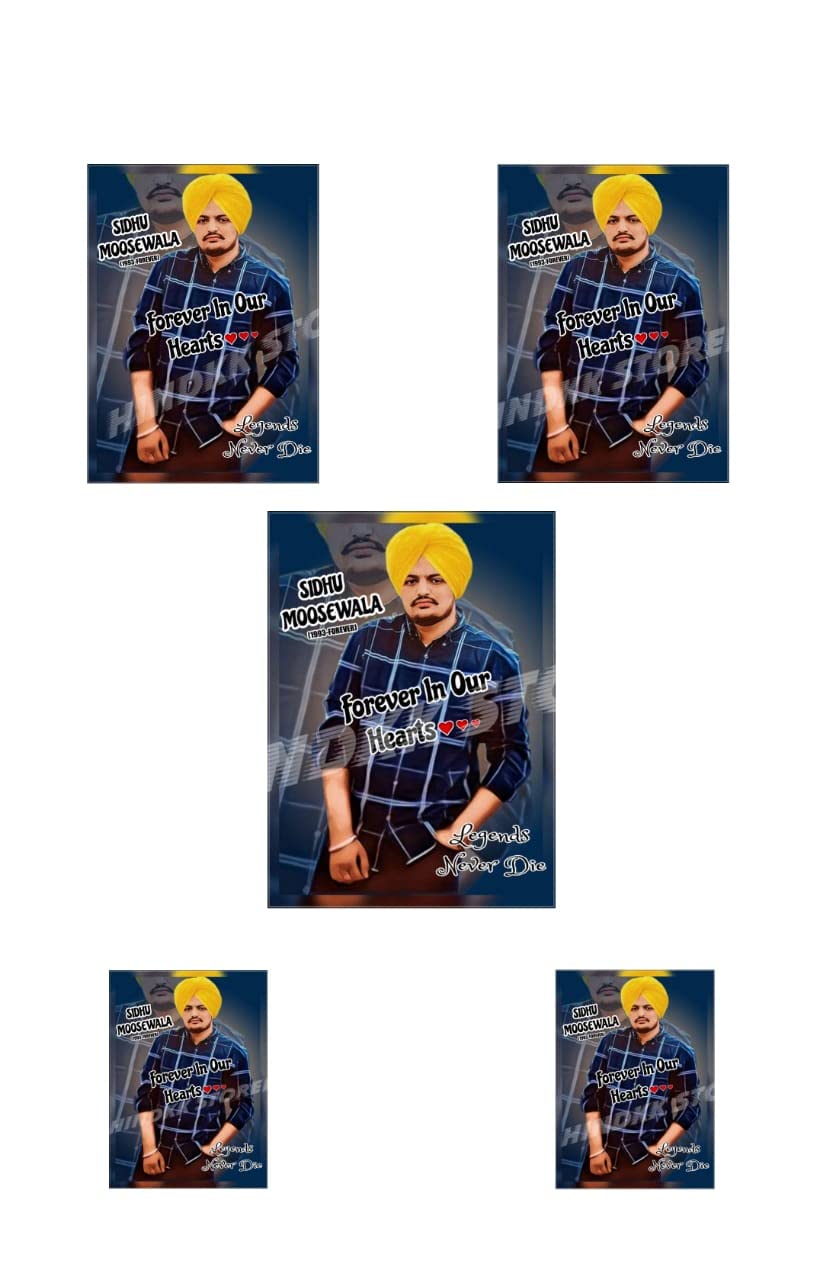 Sidhu MOOSEWALA Stickers Pack (2 Sizes) | The Legends Sidhu MOOSEWALA ...