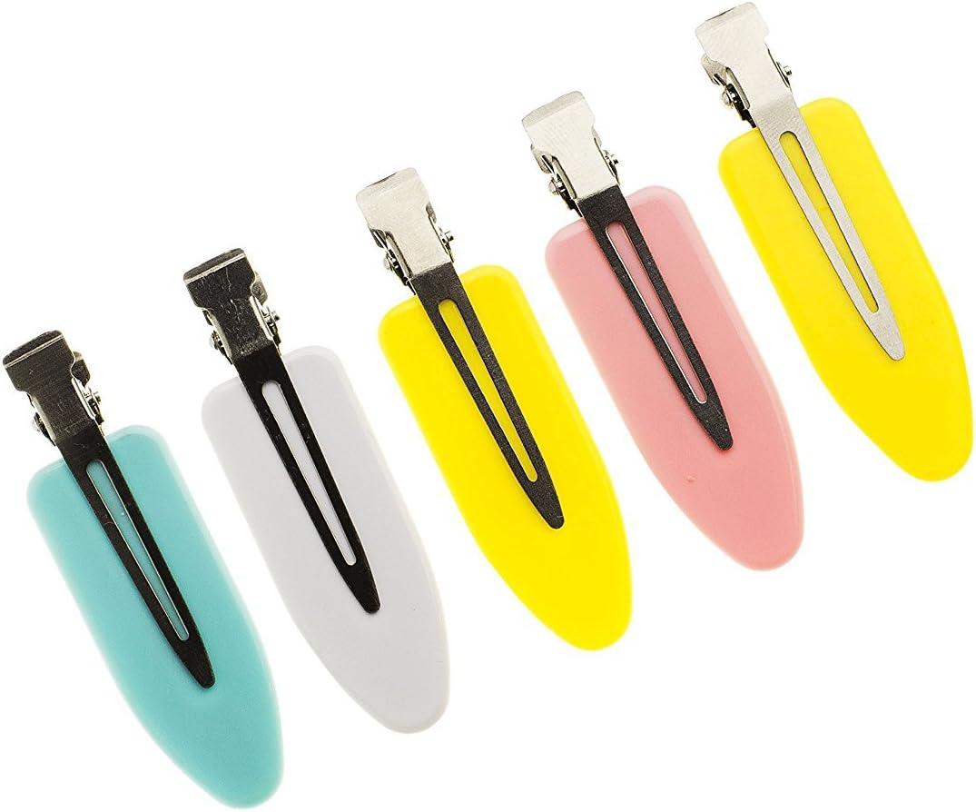 Amazon.com : No Bend Hair Clips for Styling Sectioning, No Crease Hair ...